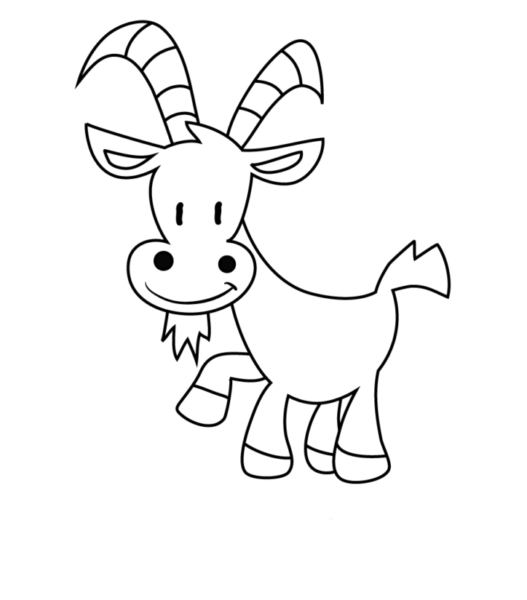 Tuyển Tập 60 Tranh Tô Màu Con Dê Cho Bé Yêu Thích - VNTime